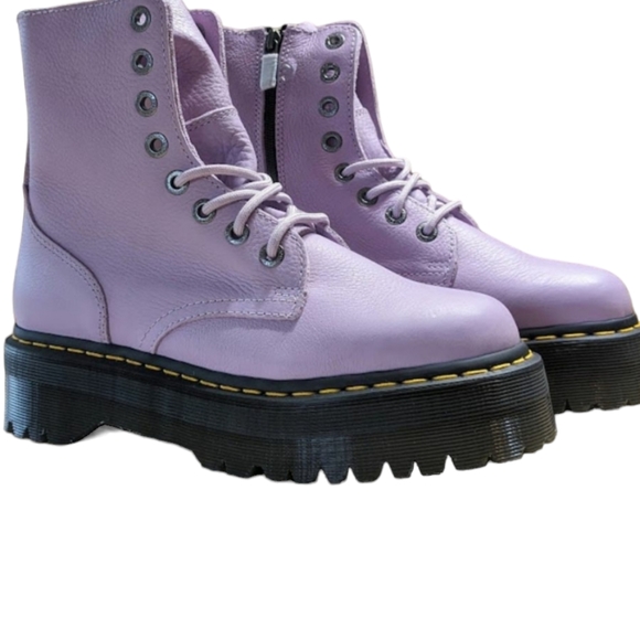 Dr. Martens | Shoes | Dr Martens Jadon Iii Lilac Platform Leather ...